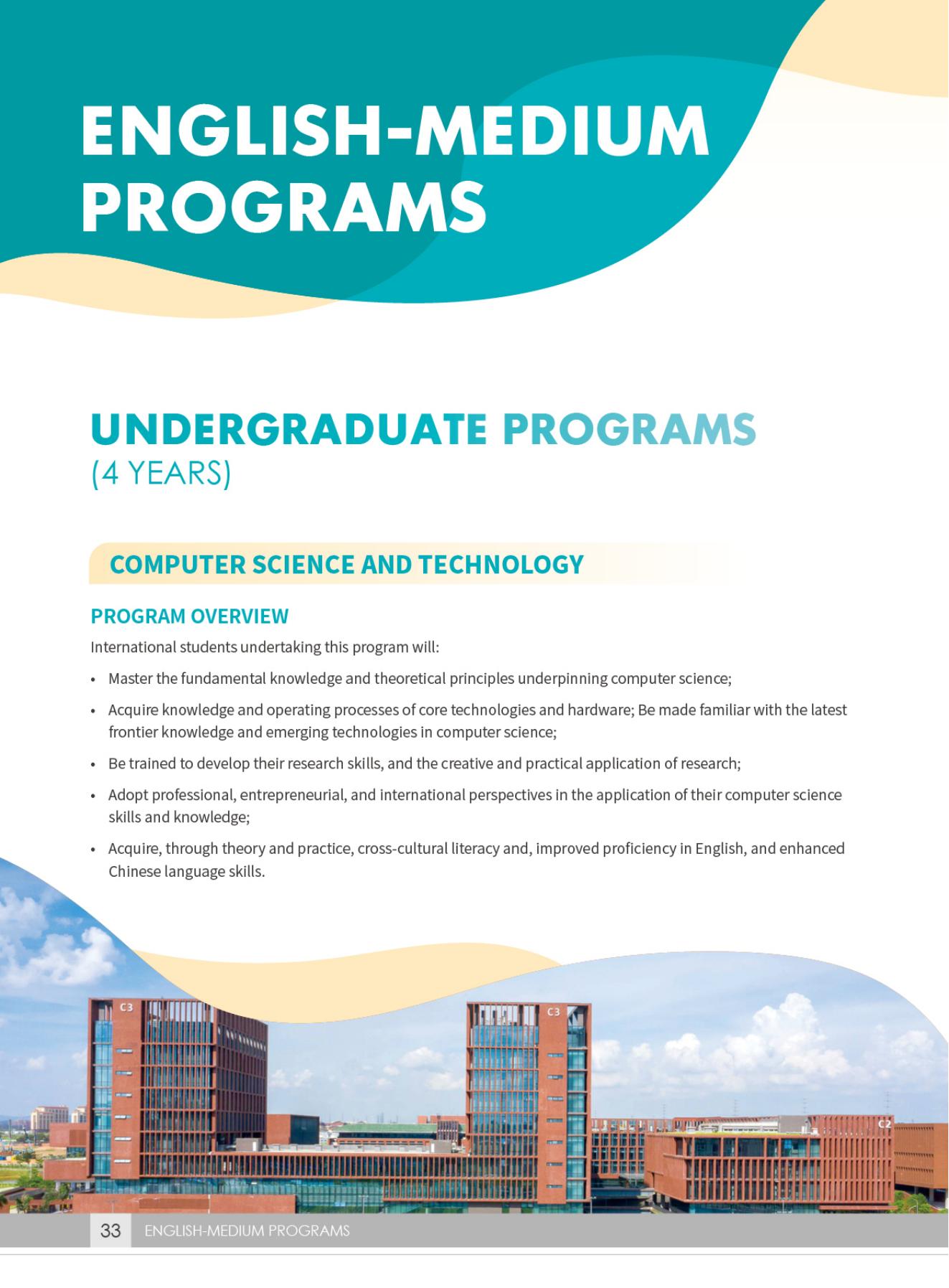 Undergraduate Programs (4 Years)
